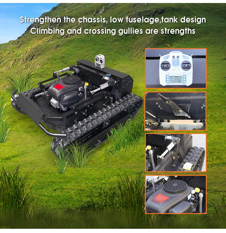 Smart Track-Driven Lawn Mower | Remote Brush Cutter Manufacturer & OEM ...